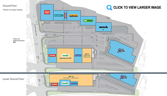 Letting enquiries - Kilner Way Retail Park